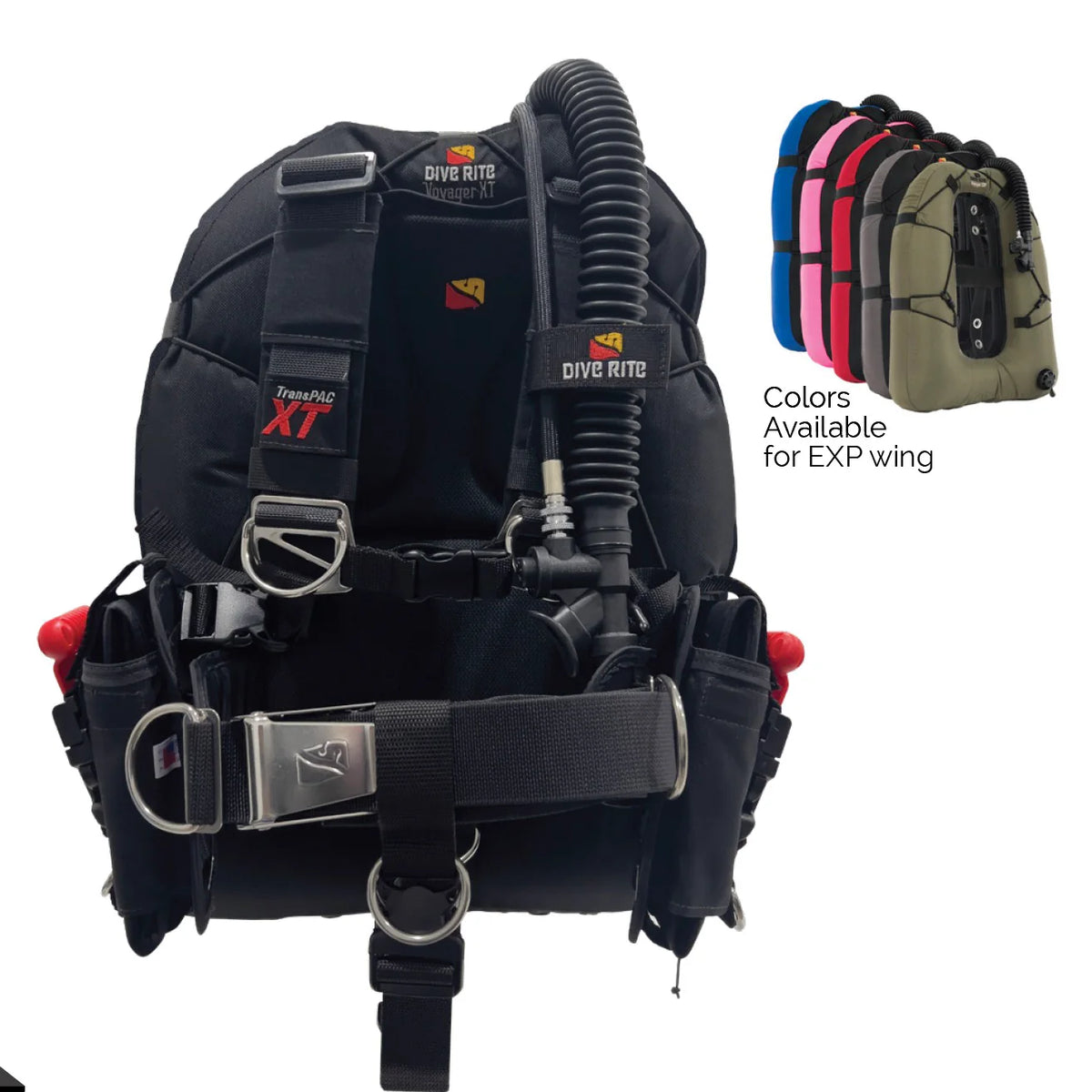 DIVE RITE Transpac XT with Voyager EXP wing (35lb) – PRODIVE
