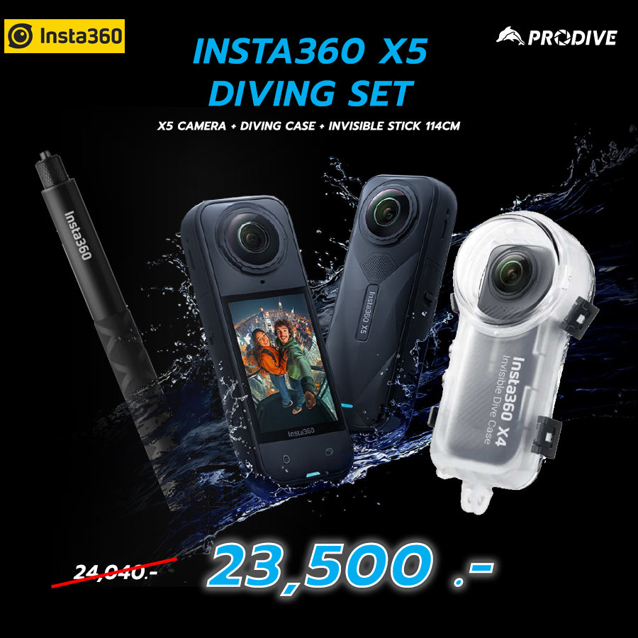 INSTA360 X5 Diving SET – PRODIVE